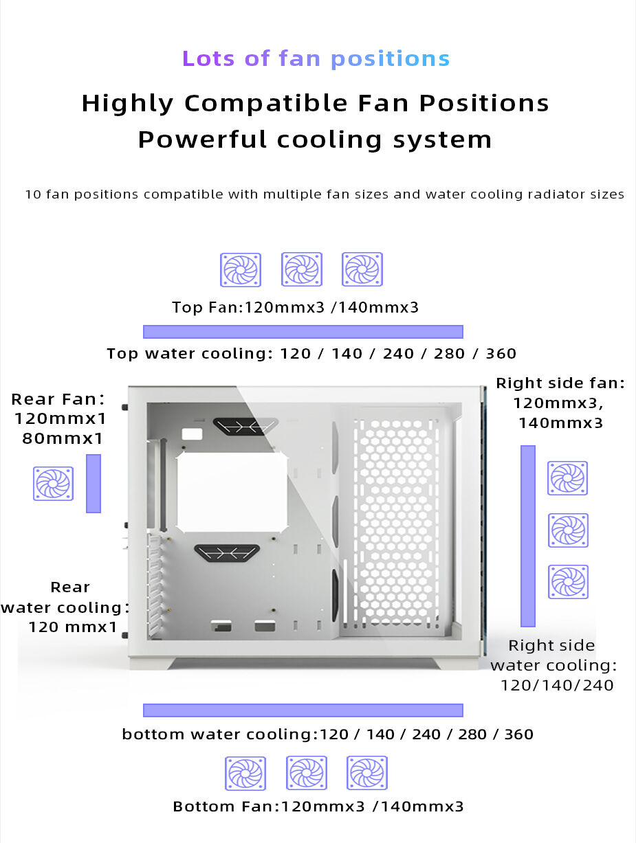 Factory Oem Custom Coolmoon Gaming Pc Cabinet Infinite Space Pc Case ...