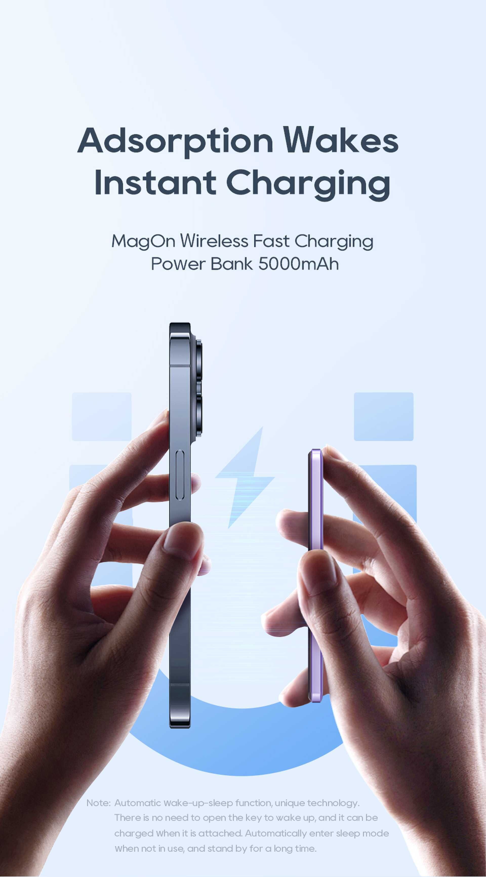 20w Fast Charging Small Portable Charger,wireless Magnetic Power Bank ...