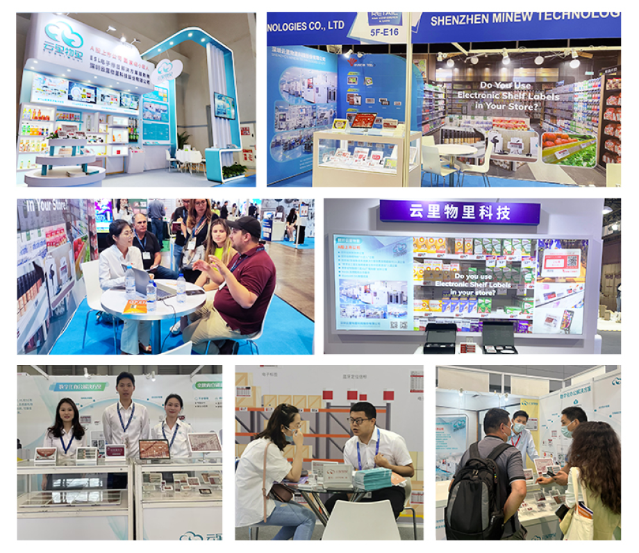 Minew Esl Warehouse Solution Storage Shelves E-ink Display E-ink ...