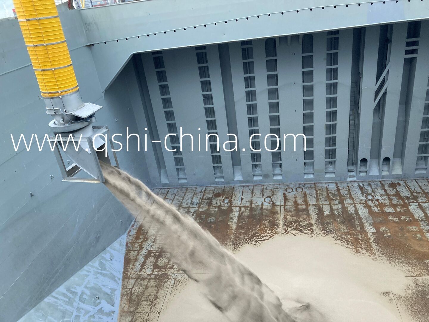 Qshi Telescopic Slip Pipe Bulk Material Telescopic Loading Chute ...