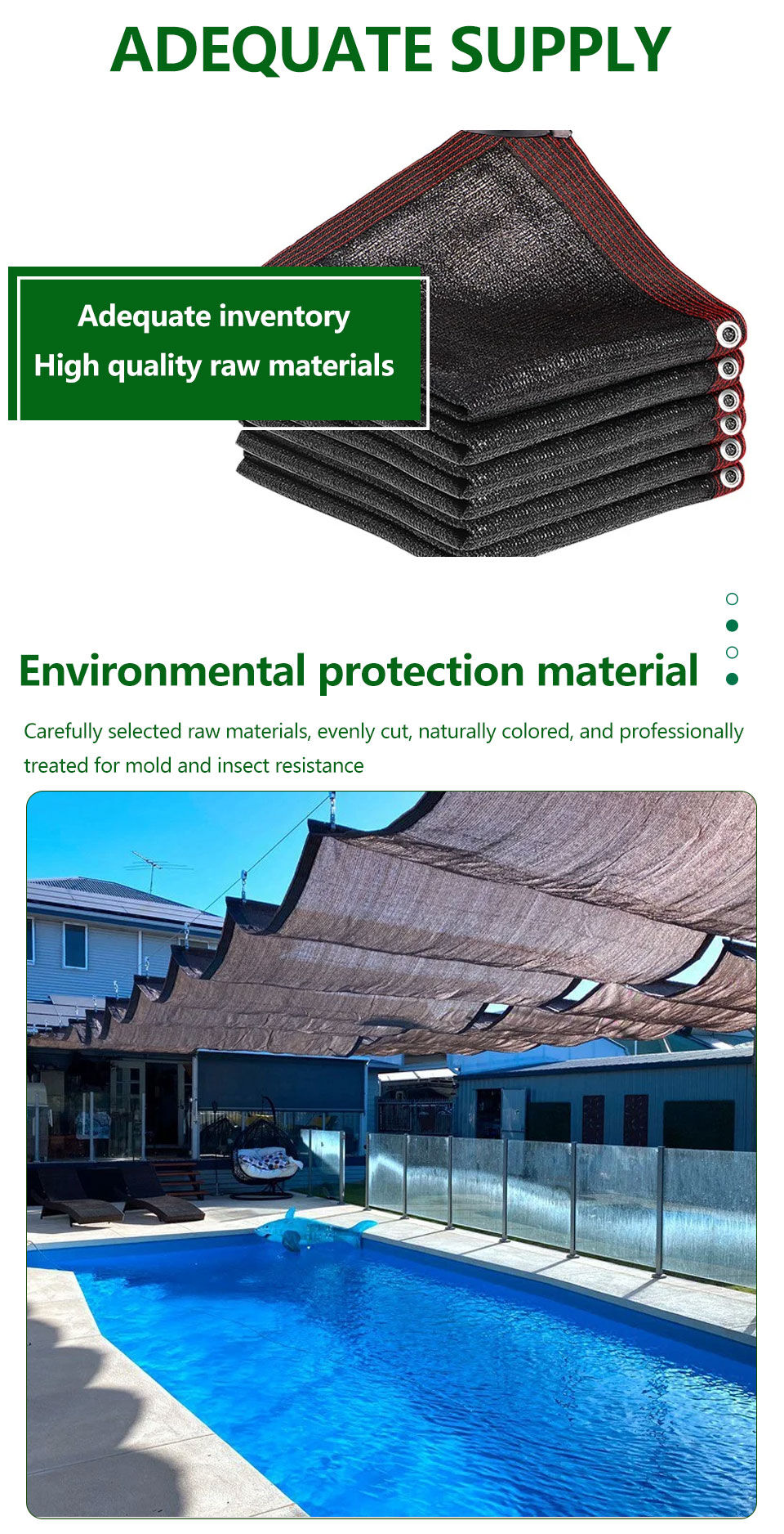 Sunblock Shade Cloth Cover Mesh Uv Resistant Net For Garden Flower ...