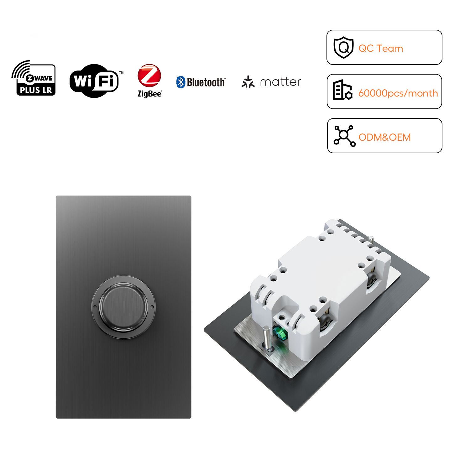 Buy China Wholesale Z-wave Plus Remote Control Knob Switch Rotary Dimmer Switch For Led Lights ...