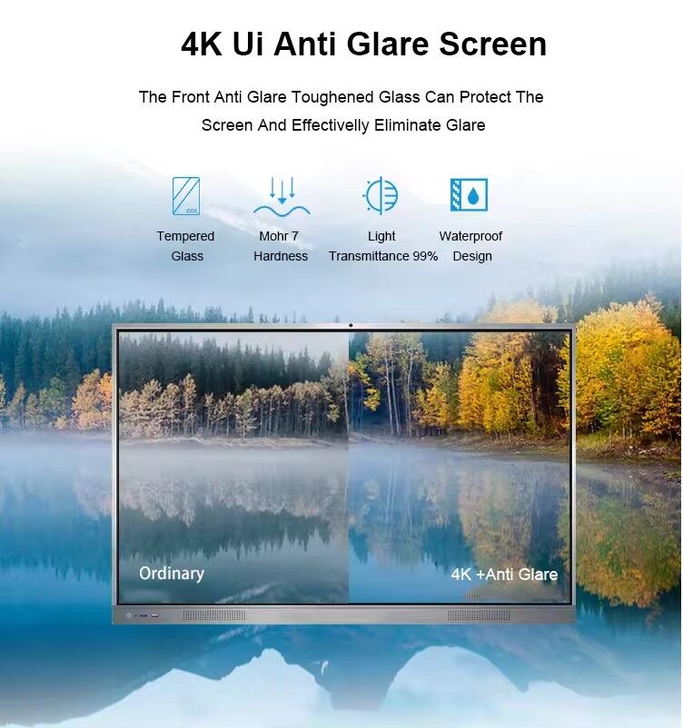 86 Inch Daul System Interactive Panel Big Screen Smart Board Whiteboard ...