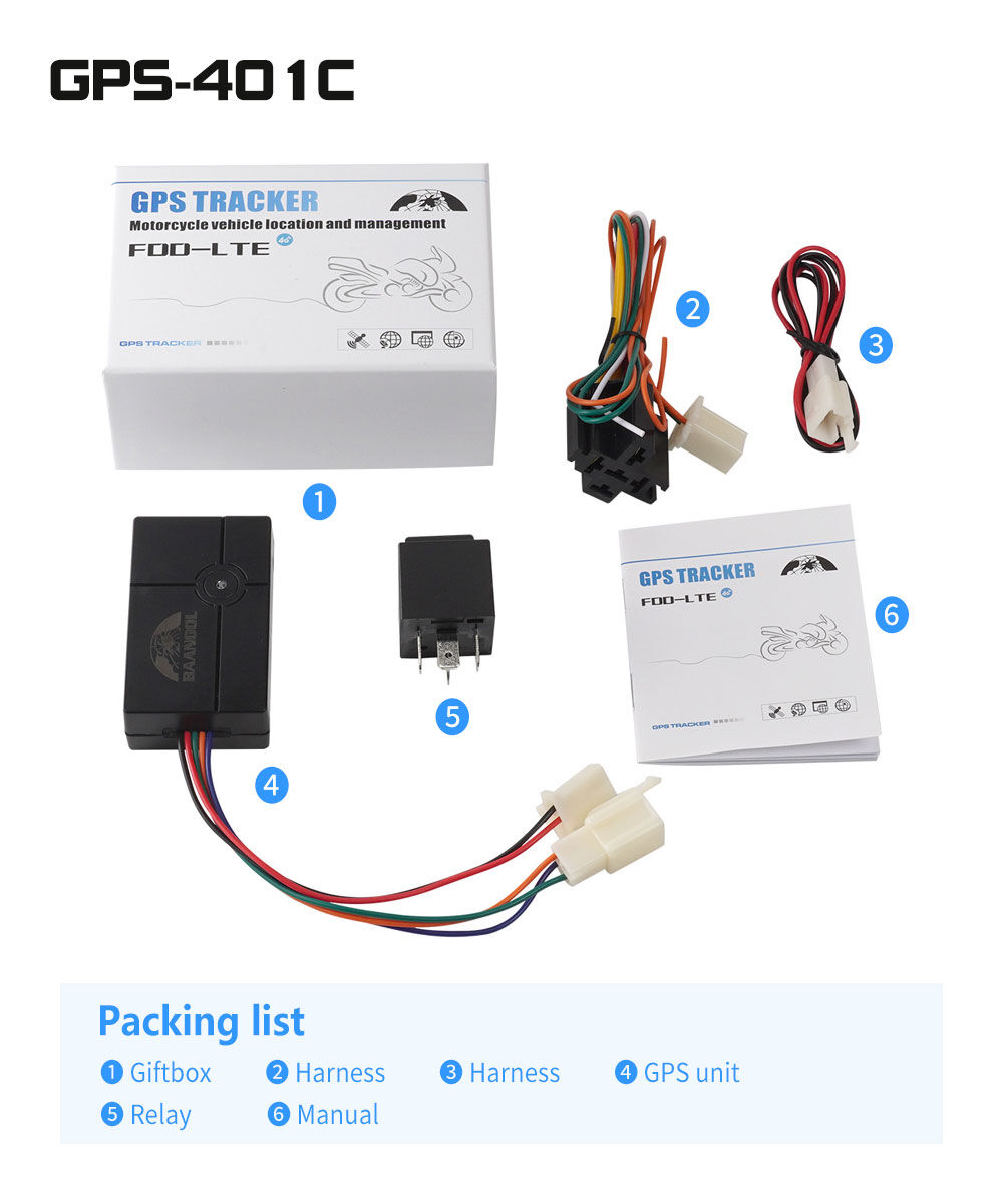 Wholesalegps Tracker Motorcycle Waterproof Real Time Tracking Device ...