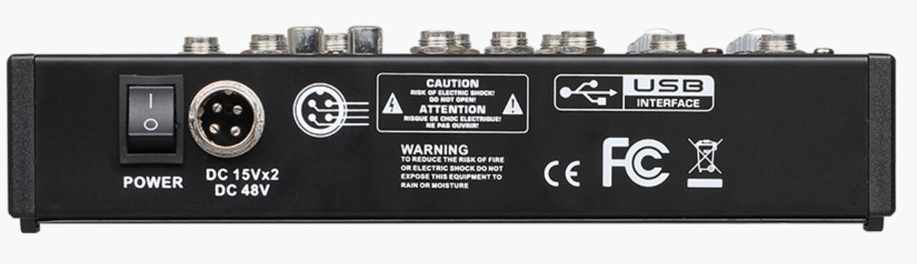 New Design Audio Mixer, 16 Channels With Usb, Lcd Display, Bluetooth ...