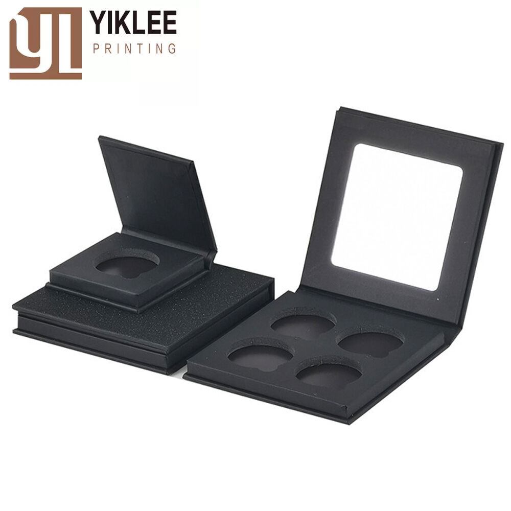 Buy China Wholesale Eco-friendly Black Custom Pallet Cosmetics Makeup ...