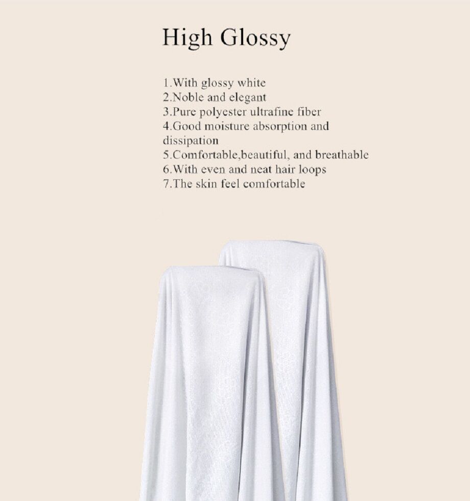 Wholesale 100% Cotton Embroidered Soft Soft Ihram Hajj Towel White ...