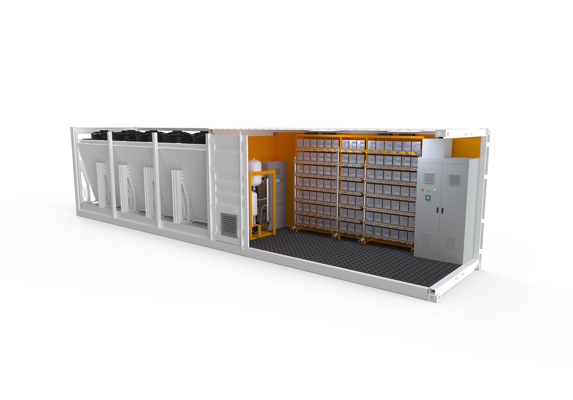 Foghashing Hydro Cooling Container Support 210 Units Bitcoin Miner S19 ...