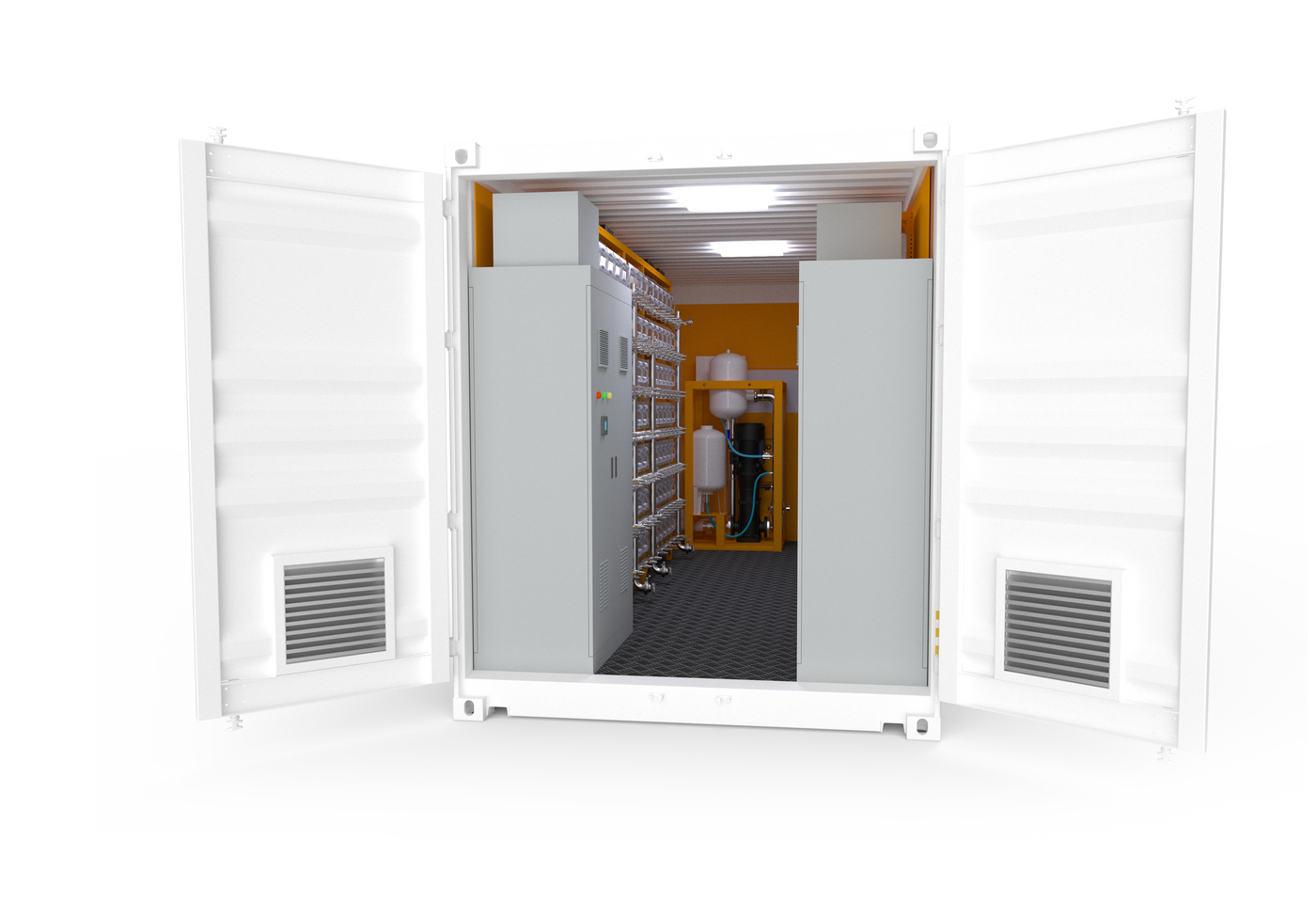 Foghashing Hydro Cooling Container Support 210 Units Bitcoin Miner S19 ...