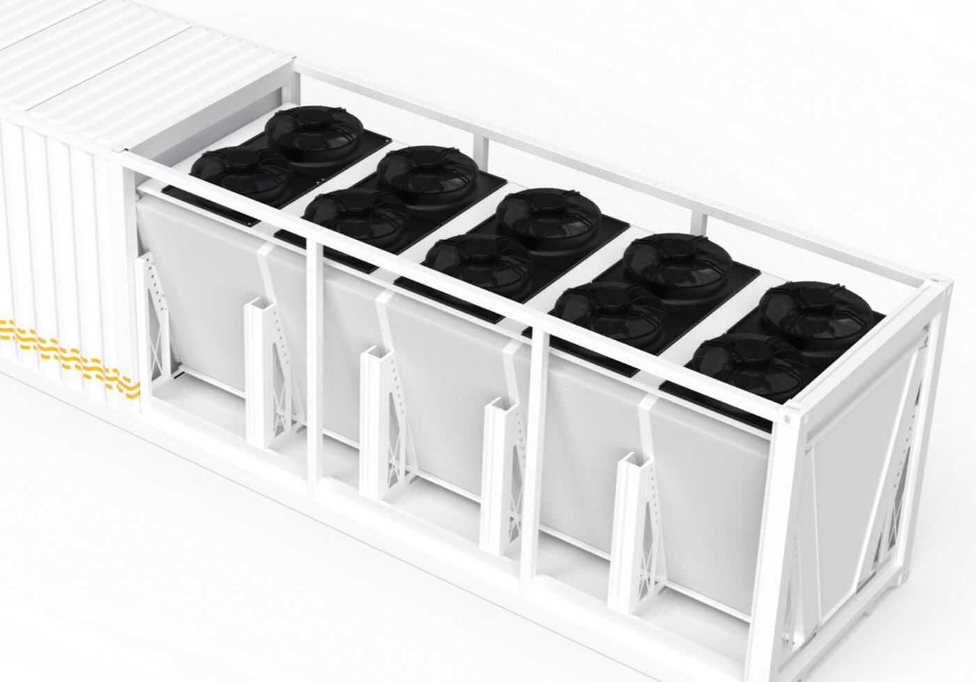 Foghashing Hydro Cooling Container Support 210 Units Bitcoin Miner S19 ...