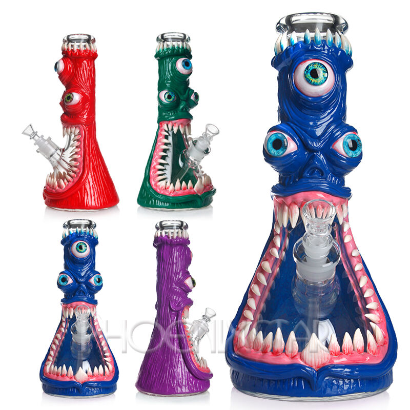 Bulk Buy China Wholesale 7mm Thick Pyrex Glass Bong 12inches 3-d Hand ...