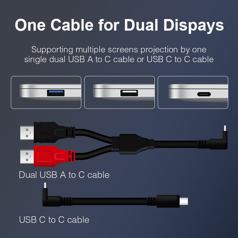 2024 New Product 15 Inches Dual Monitor 2ips 1080p Screen Portable Type ...