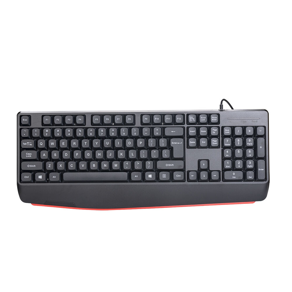 High Quality K52 104 Keys Ergonomic Office Wired Keyboard With Wrist ...