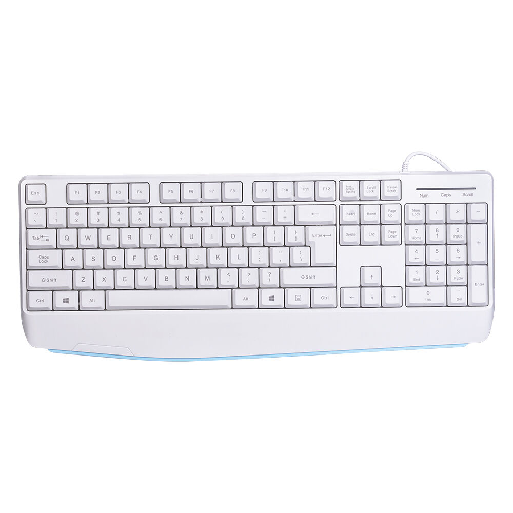 High Quality K52 104 Keys Ergonomic Office Wired Keyboard With Wrist ...