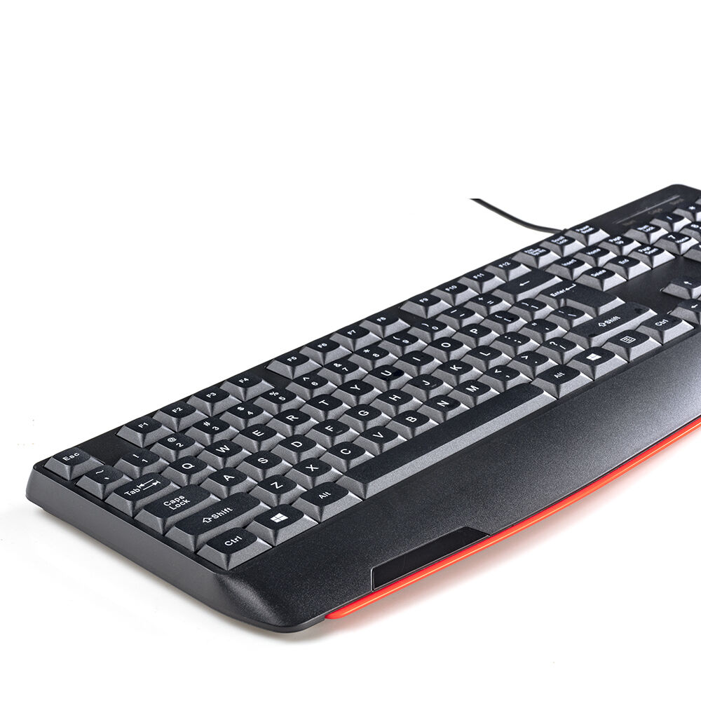 High Quality K52 104 Keys Ergonomic Office Wired Keyboard With Wrist ...