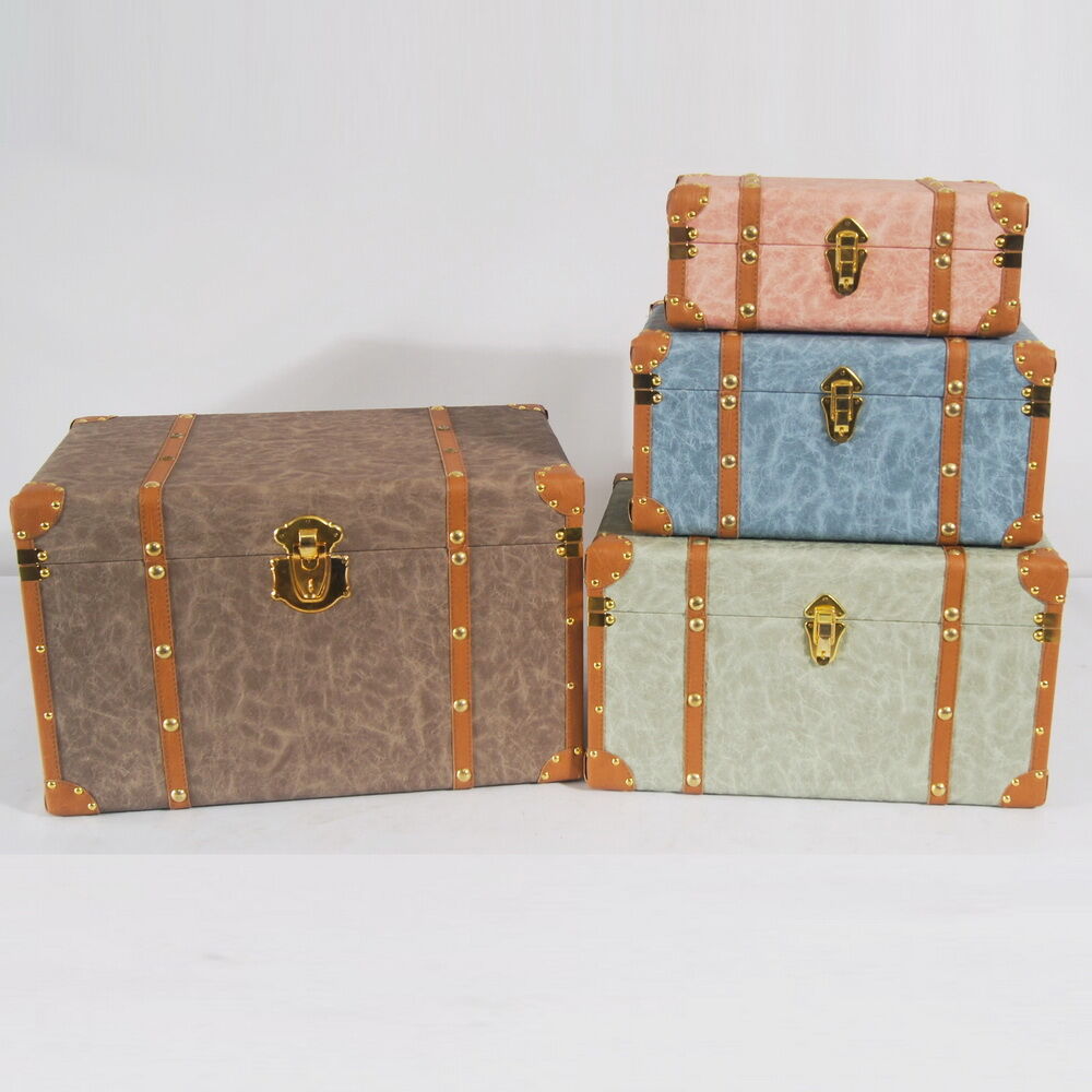 Bulk Buy China Wholesale Decorative Home Storage Trunk Boxes Bins ...
