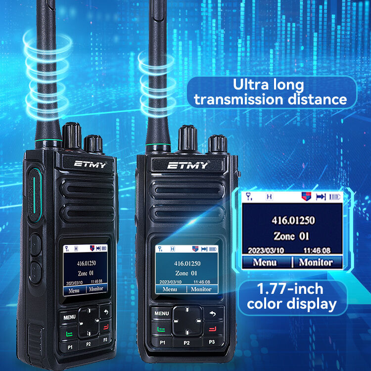 2024 Professional Dmr Vhf Digital Walkie Talkie Gps Communication Radio ...