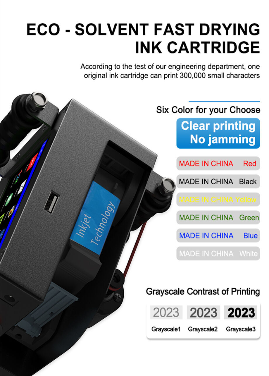 Handheld Inkjet Printer For Qr Bar Code Expiry Date Batch Lot Number On Bottles Cans Bags ...