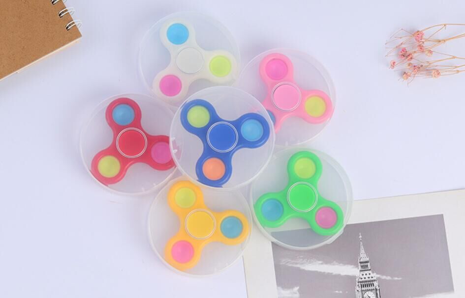 Bubble Fidget Spinner Silicone Educational Stress Reduction Toy ...