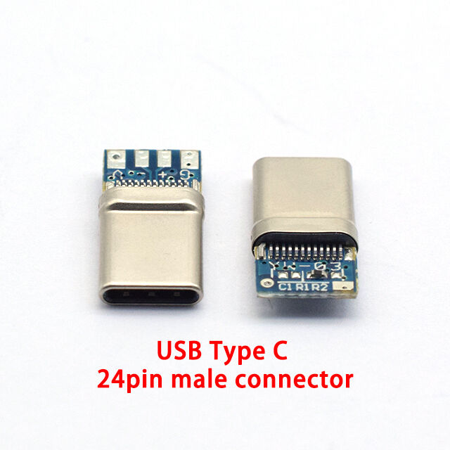 Buy China Wholesale Factory Wholesale Usb Type C Male Connector 24 Pin ...