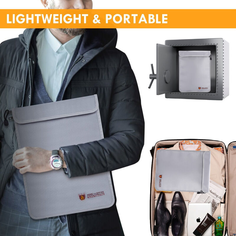 Waterproof Money Document Storage Pouch With Zipper For A4 Document ...