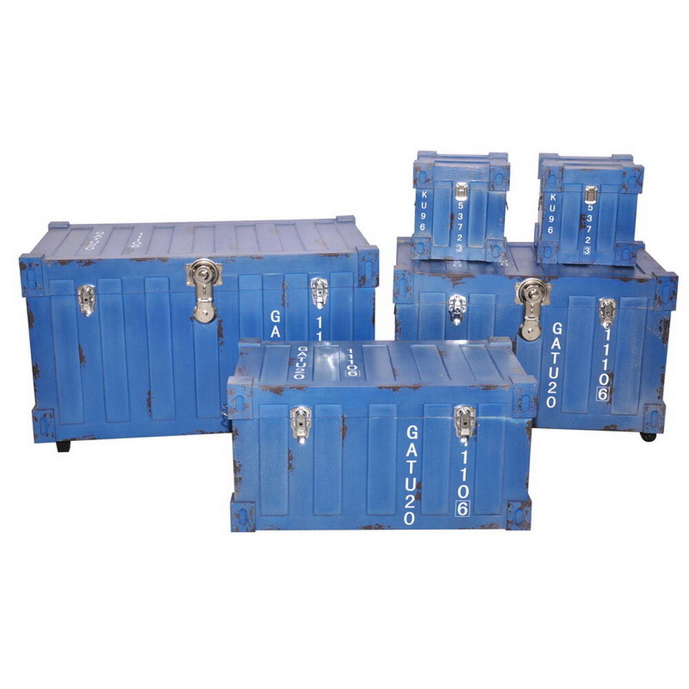 Handmade Wood Square Set Of 3 Vintage Furniture Fabric Box Rectangle ...