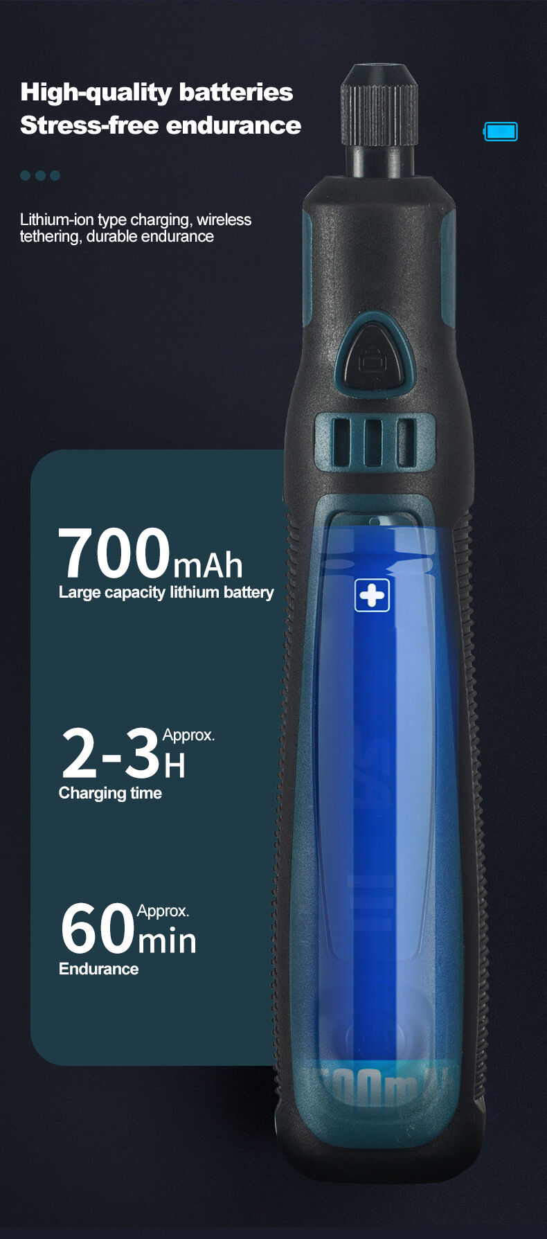 Ananke Tools Portable Mini Electric Grinder Rechargeable Polishing Pen ...