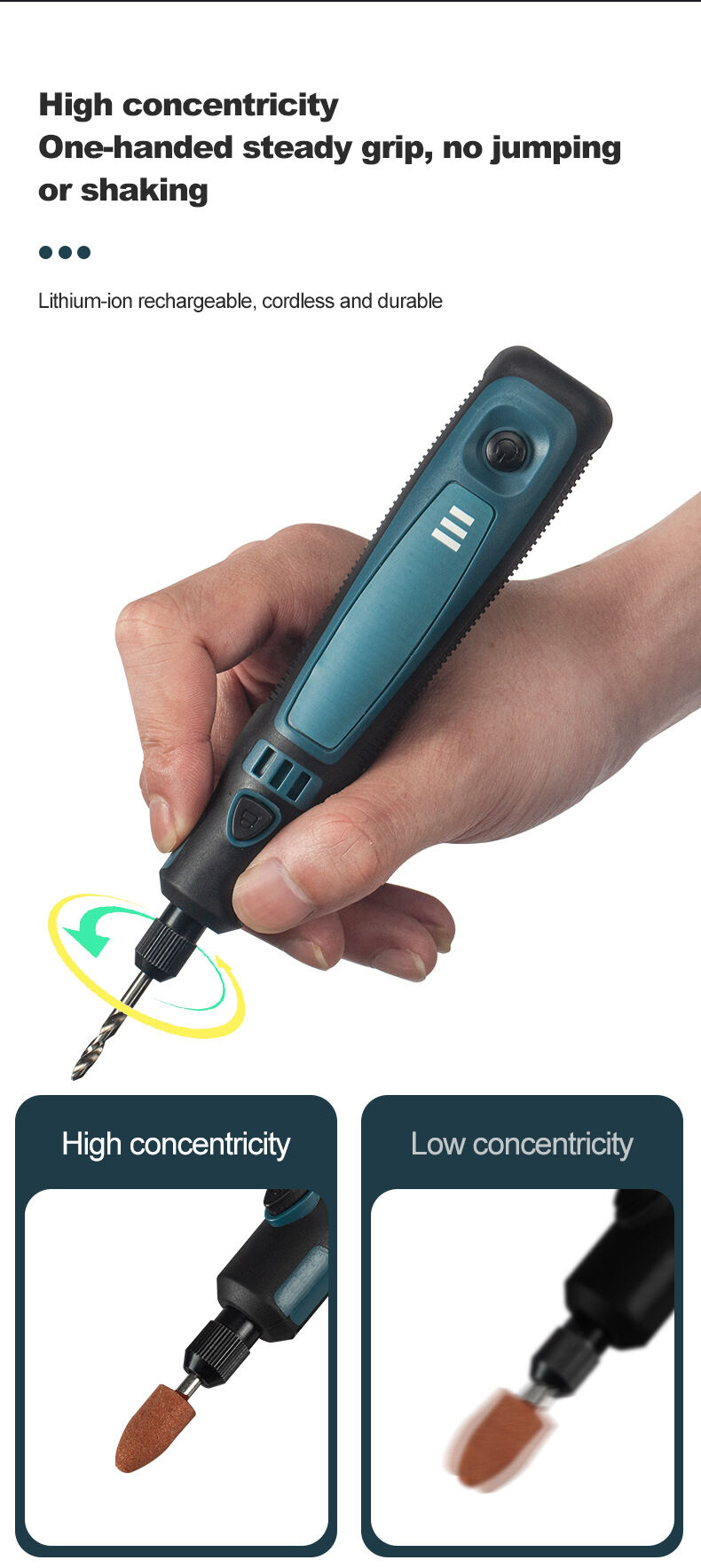 Portable Mini Electric Grinder Rechargeable Polishing Pen Handheld ...