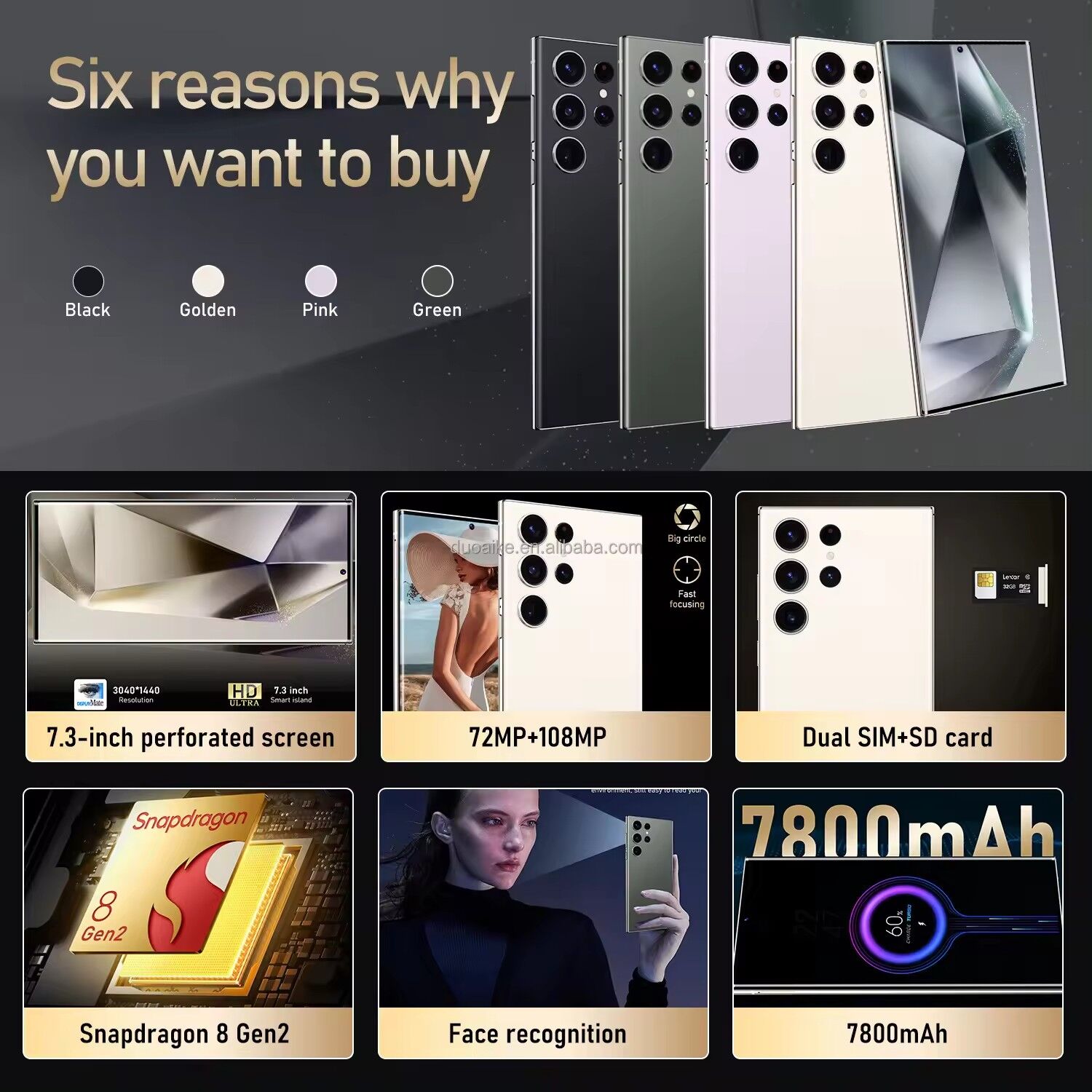 Wholesale Global Version High Quality Second Hand Smart S24 Ultra 256gb 512gb Unlocked, Phone ...