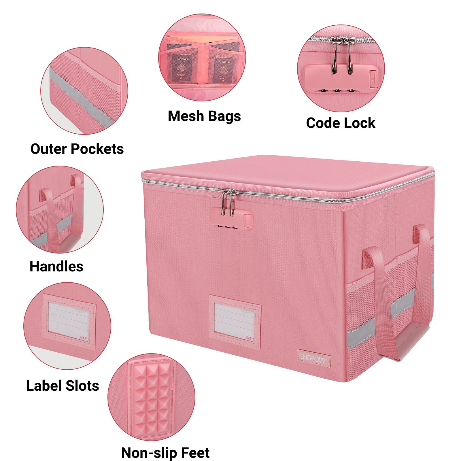 Factory Direct High Quality China Wholesale Fireproof Document File Box ...