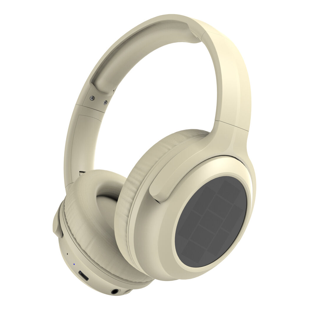 Power Self Charging Noise Cancelling Stereo Music Headset Solar Power ...