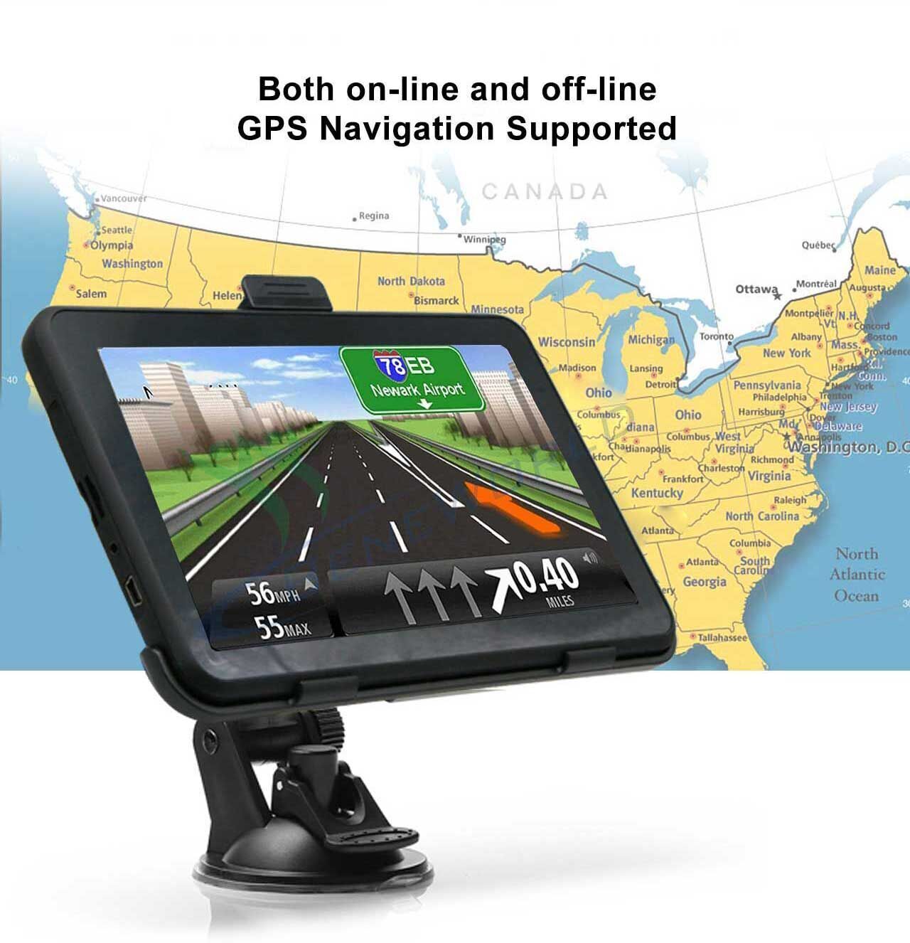 Custom 4g 7 Inch Gps Device Portable Gps Navigation Hd Capacitive ...