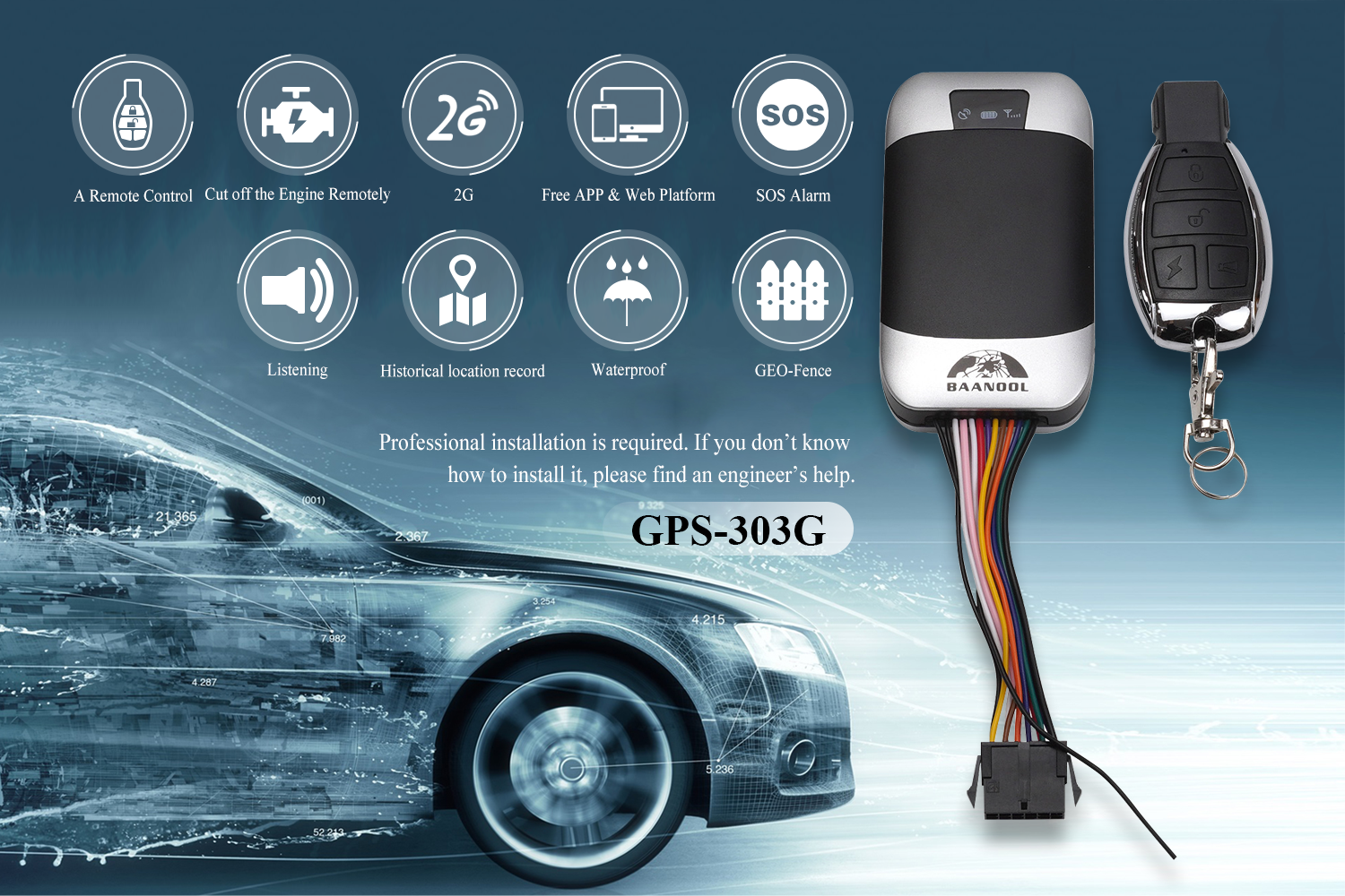 Coban Gps Tracker 303: Superior Vehicle Management With Real-time ...