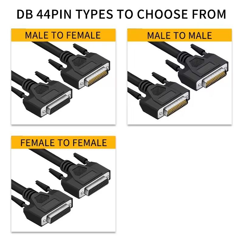 44 Pins D-sub Db44 Female To Hd44 Pos Female Terminal Breakout Cable ...