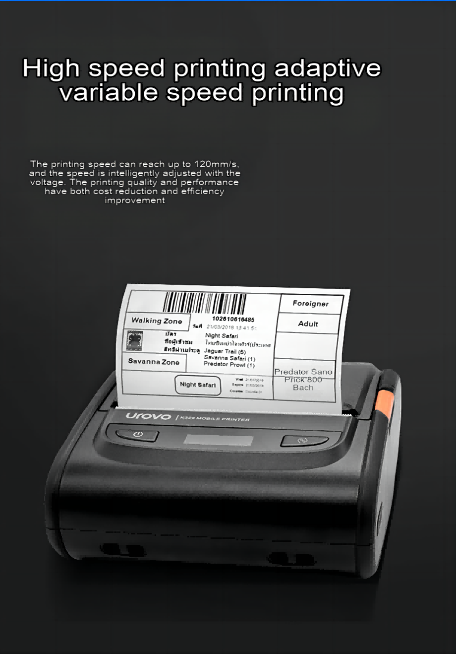 Buy China Wholesale Ubxun K329 Portable Mobile Label Printer With ...
