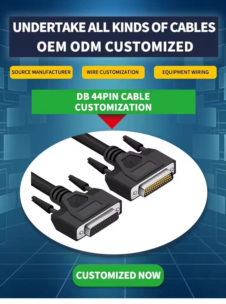 44 Pins D-sub Db44 Female To Hd44 Pos Female Terminal Breakout Cable ...