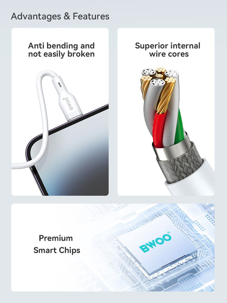 Bwoo Supplier Direct Sales Customize 1m Type C Fast Charging Data Cable ...