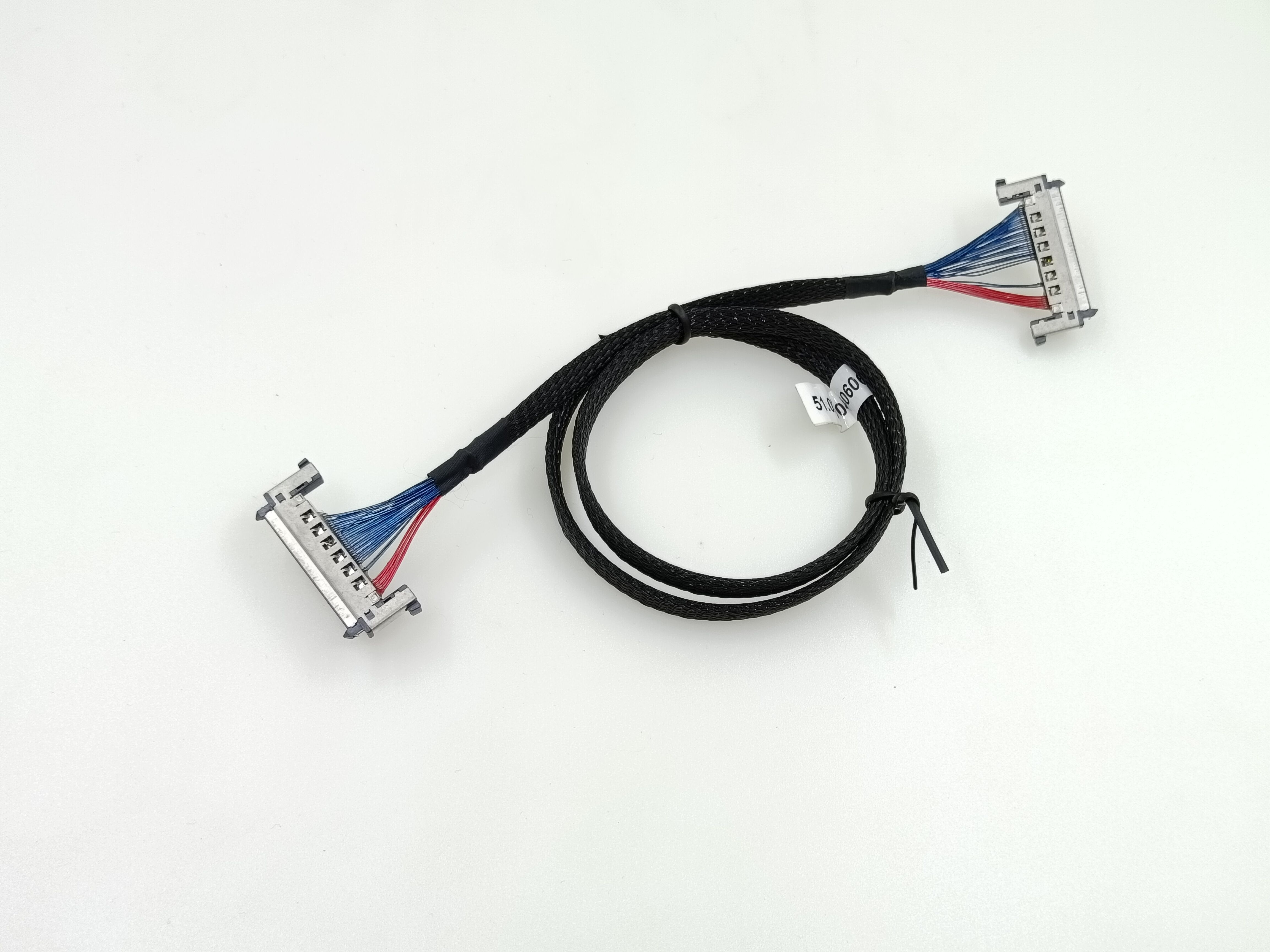 Customized High Quality Lvds Coaxial Cable Grey Fi-x51p Ul1354 32awg Wire Harness With Dual Head ...