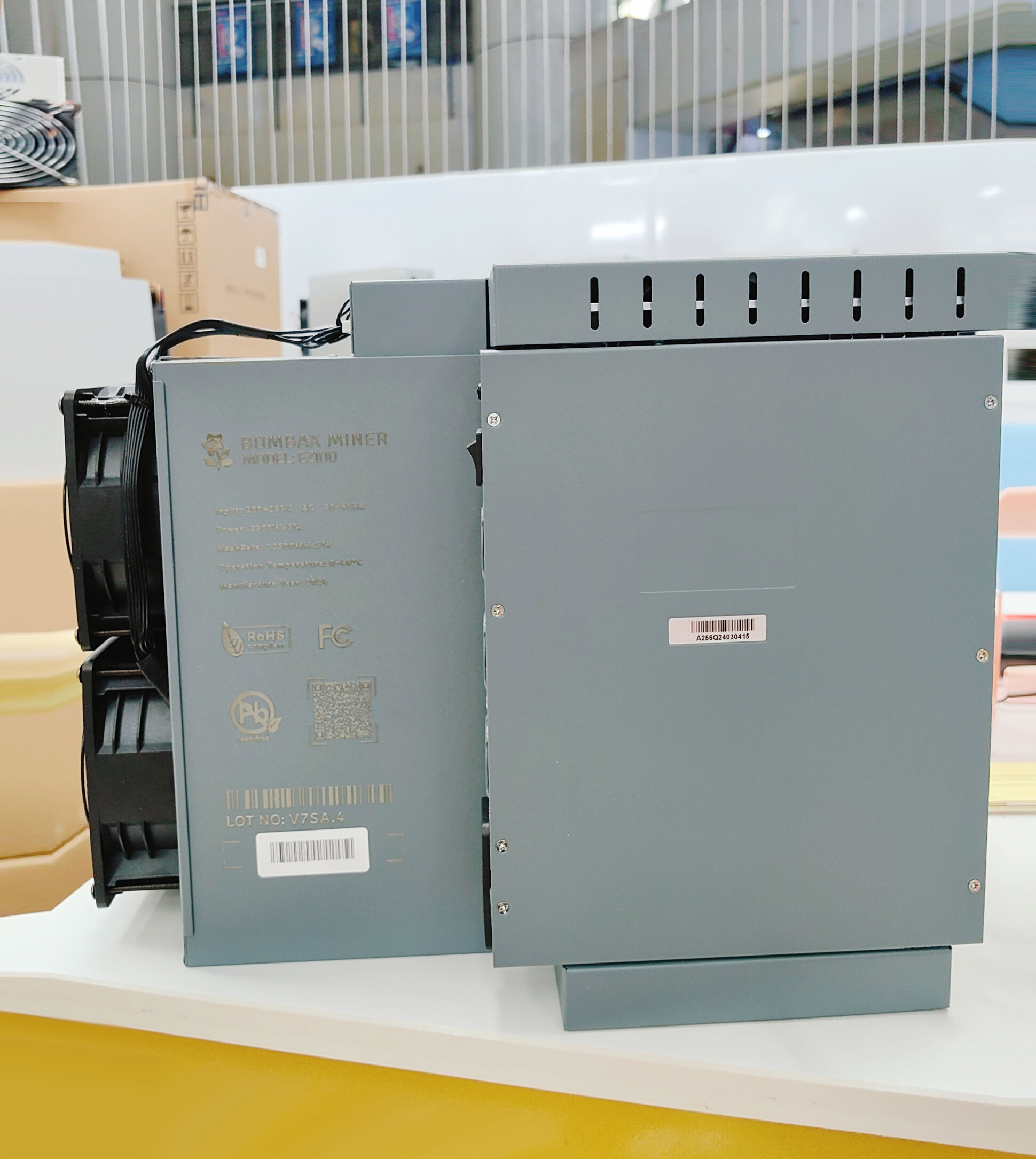 Buy China Wholesale Bombax Ez100 12500m 2500w Etc Ethereum Classic Asic ...