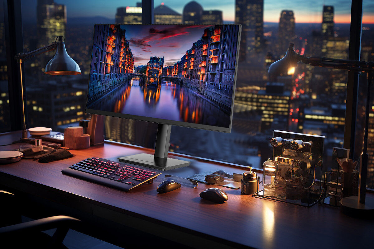 Hot Sale Fashonable 27 Inch Rgb Monitors With Height Adjustable Stand ...