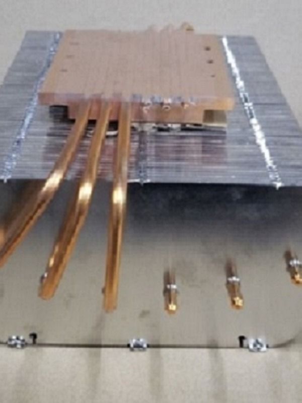Oem Odm Custom Stack Fin Aluminium Alloy Heat Sinks With Copper Pipe ...