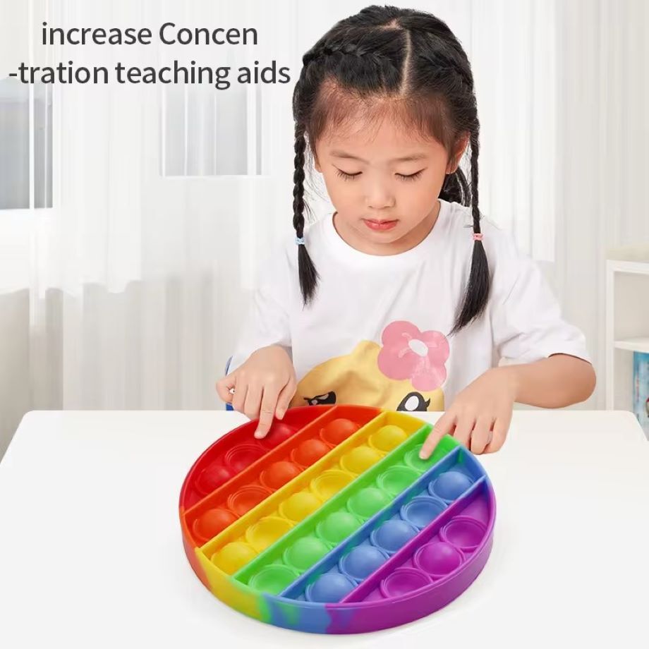 Buy China Wholesale Silicone Stress Relief Fidget Toys, Push Pop Bubble ...