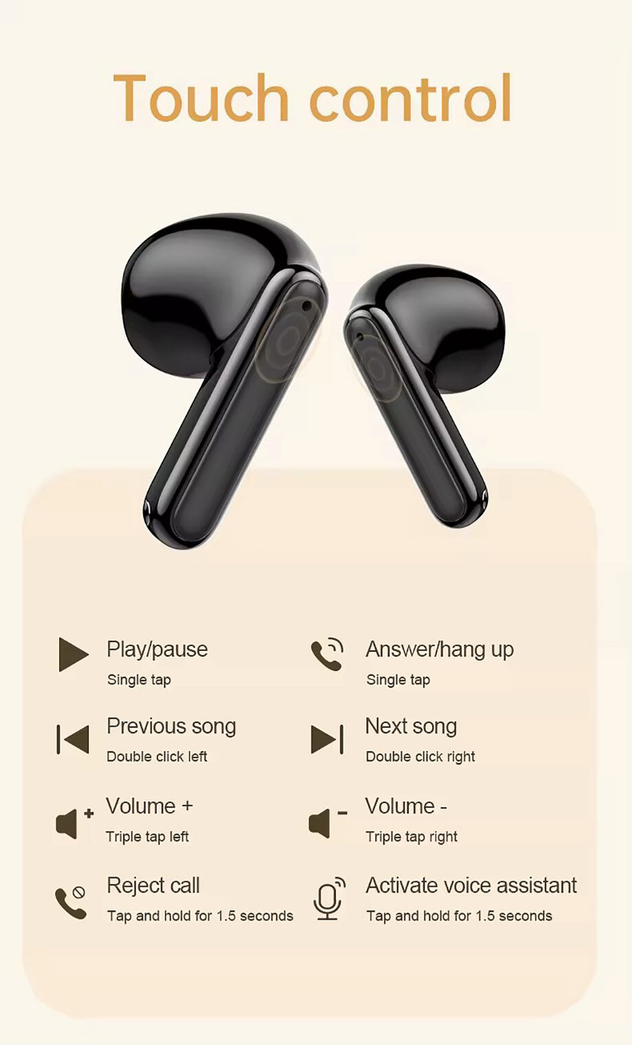 Factory Whole Sales Tws Ear Buds S62 Wireless Earphone Digital Display ...