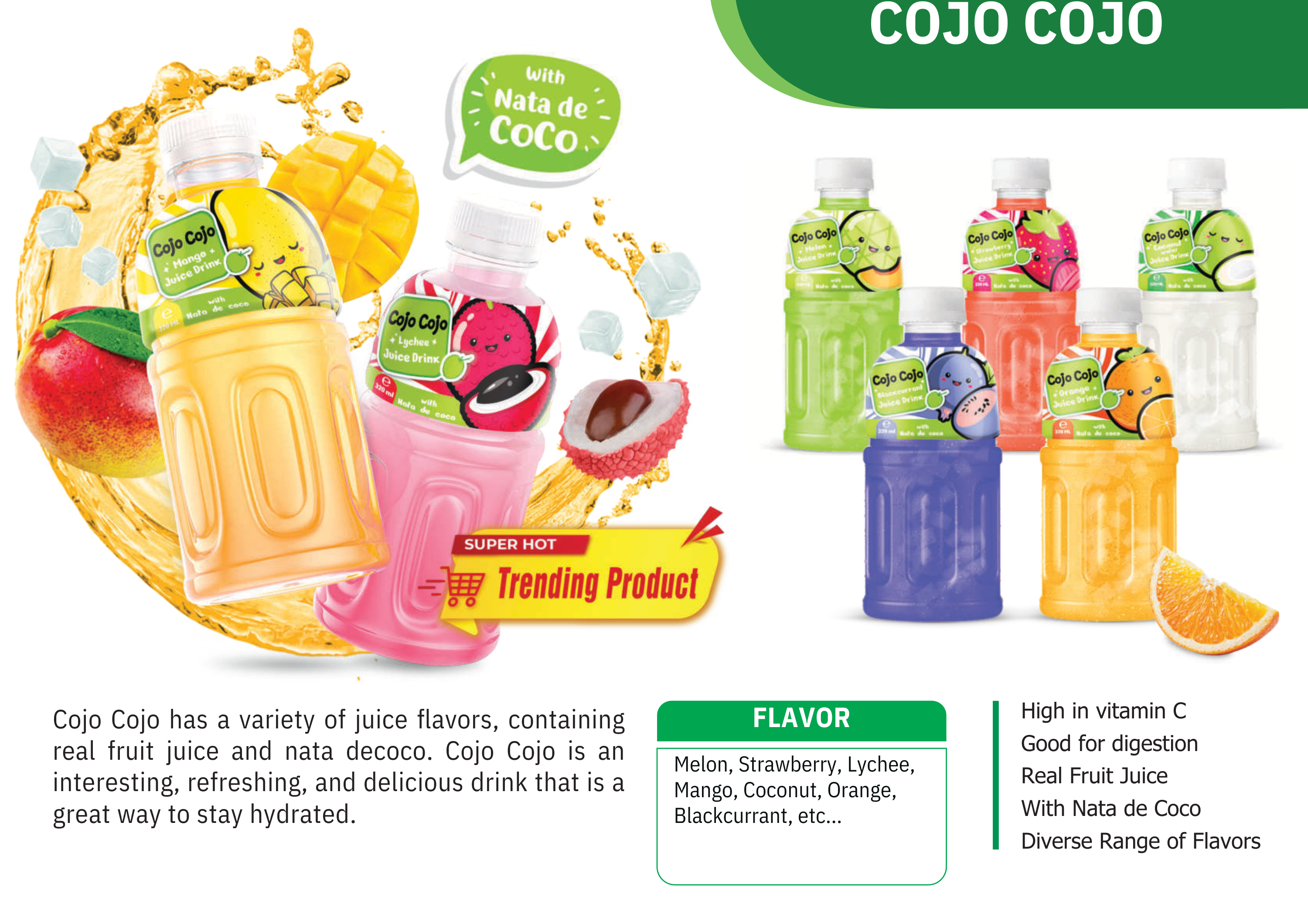 320ml(10.8fl Oz) Cojo Cojo Blackcurrant Juice Drink With Nata De Coco ...