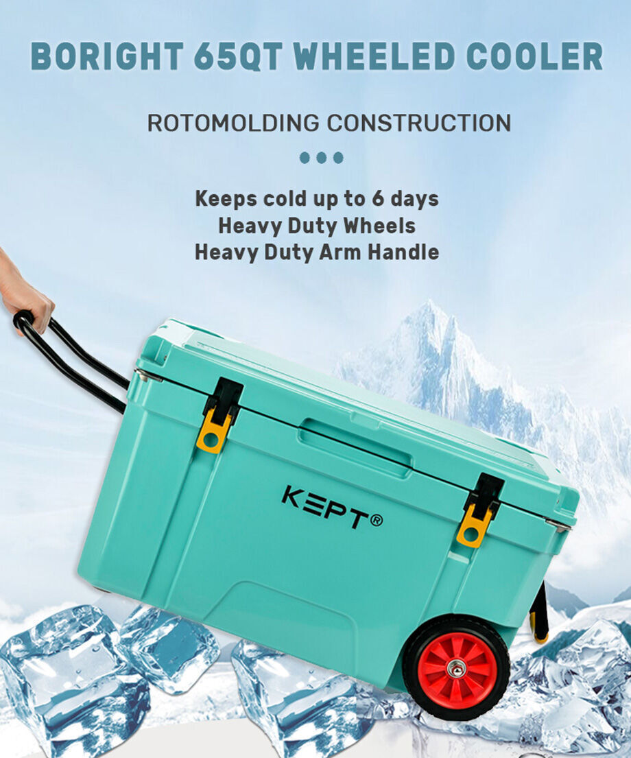 Genuine Multifunctional 65qt Toolbox Thickened Hardware With Wheels ...
