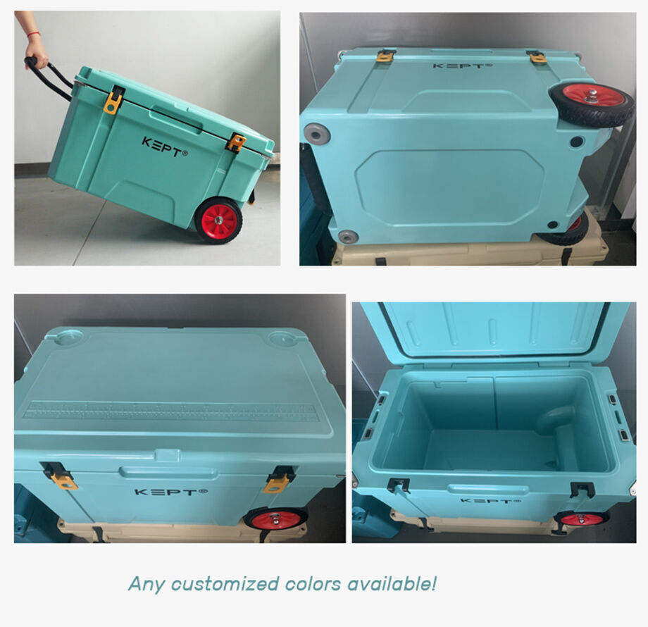 Markdown Sale 65qt Pu Material Rotomolded Cooler Box Wheeled Insulated ...
