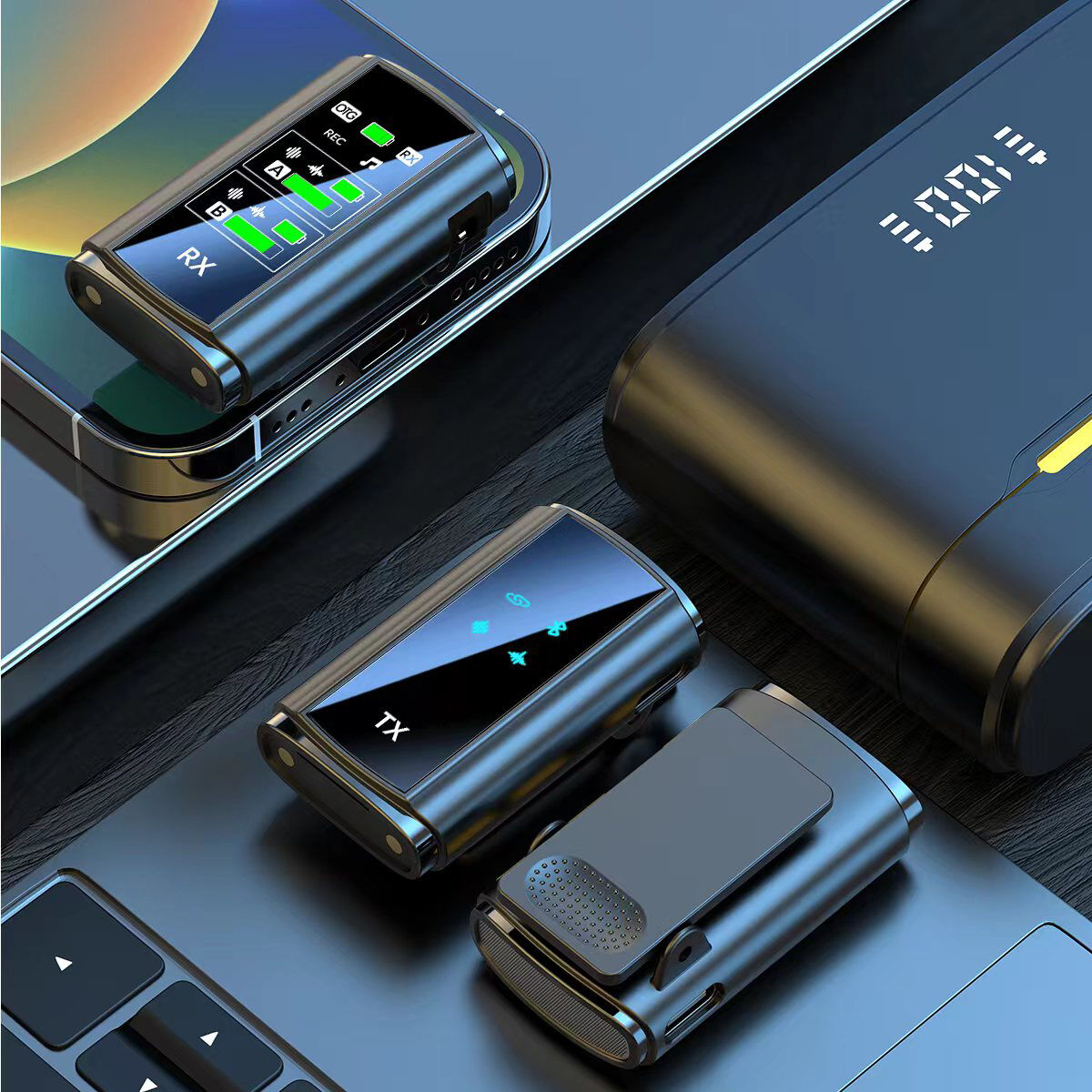 Crystal Talk Lcd Wireless Microphone Clear Audio With Intuitive Display ...