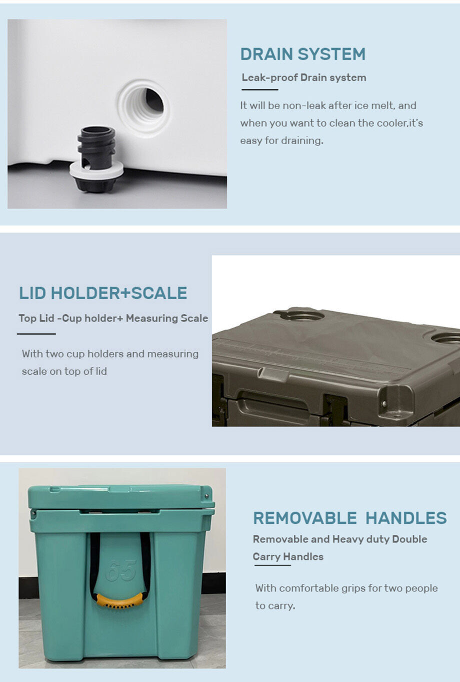 High-performance Eco-friendly Food Grade Lldpe Material Rotomolded ...