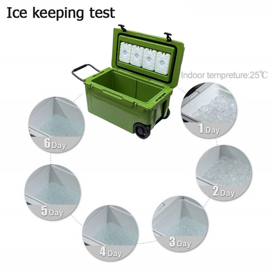 Popular Oem/odm 53l Rotomolded Dry Ice Hard Cooler Box Insulated Ice ...