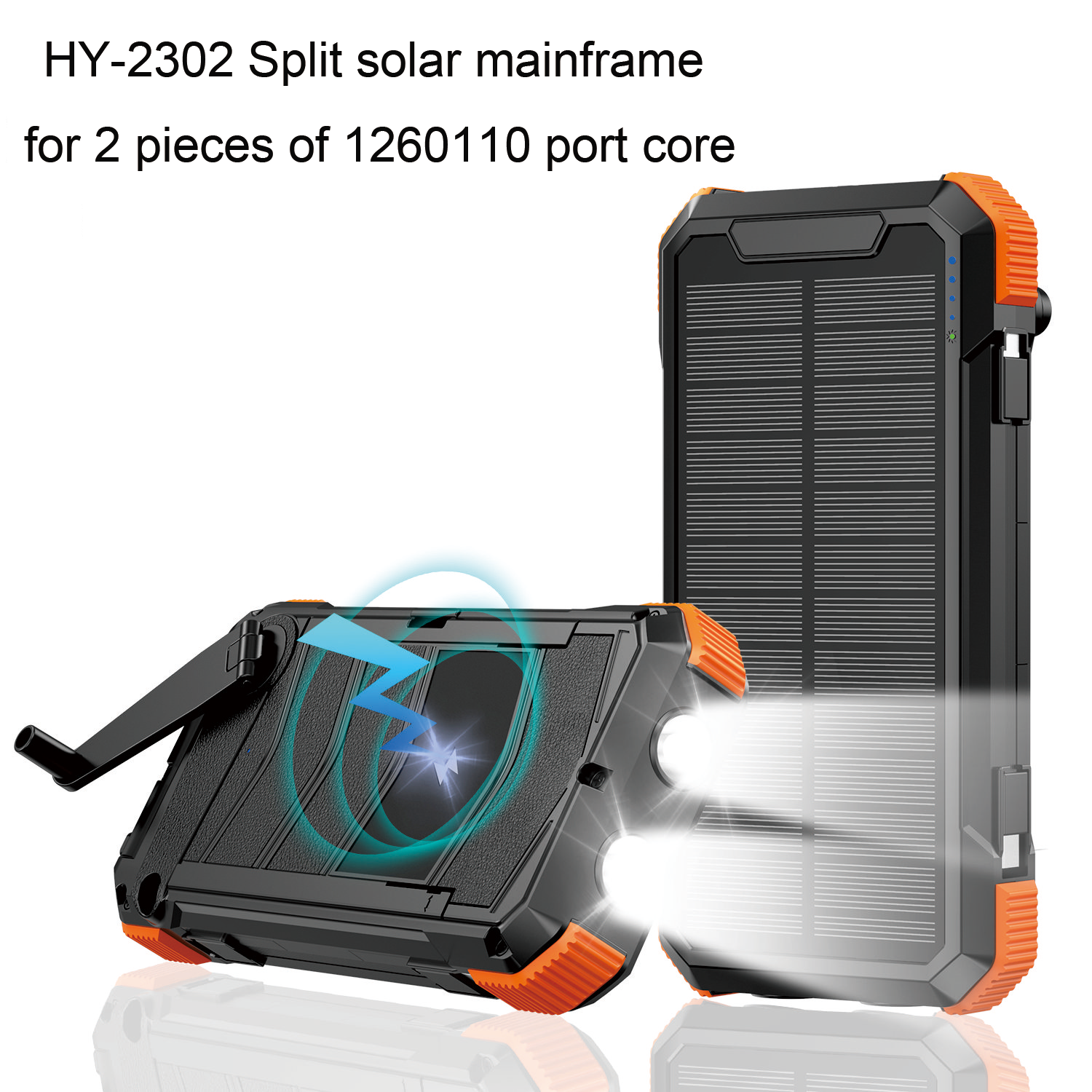 Solar Charger Power Bank 20000mah, Fast Charging Solar Powered Battery ...